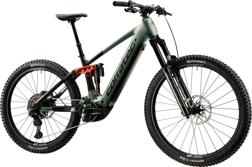 Celoodpružené horské elektrokolo CORRATEC E-Power RS 160 Pro Team